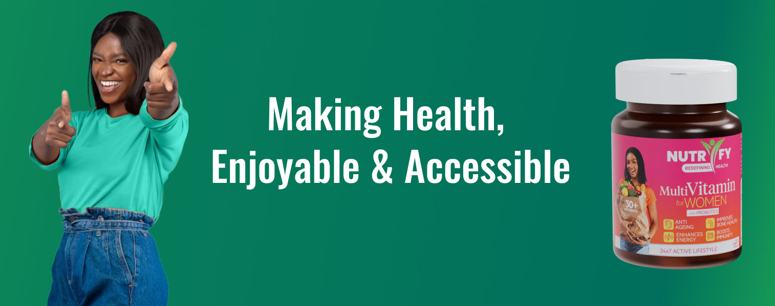 Be at your best always with Nutrify vitamins and supplements made from